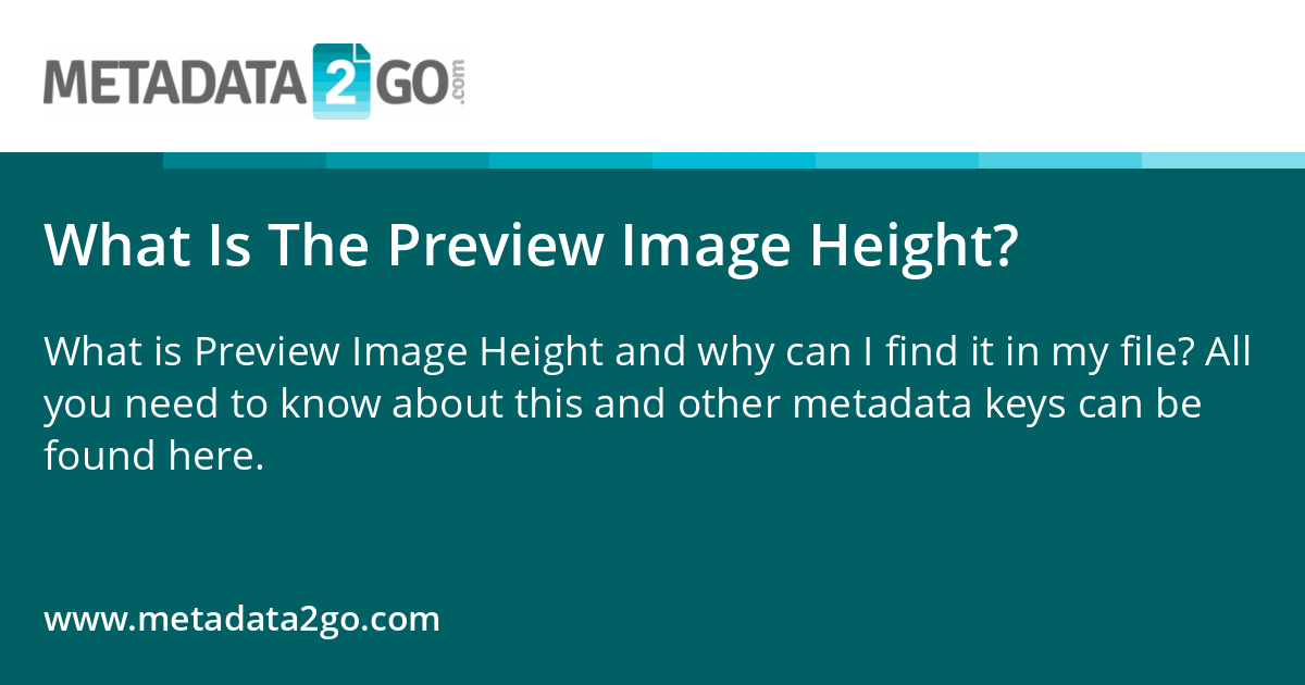 What Is The Preview Image Height?